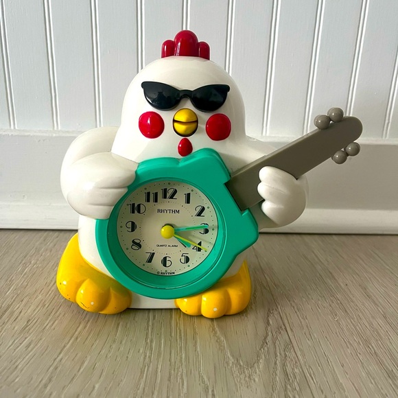 Rhythm. | Accents | Vintage Rhythm Rock N Roll Chicken Singing Alarm ...